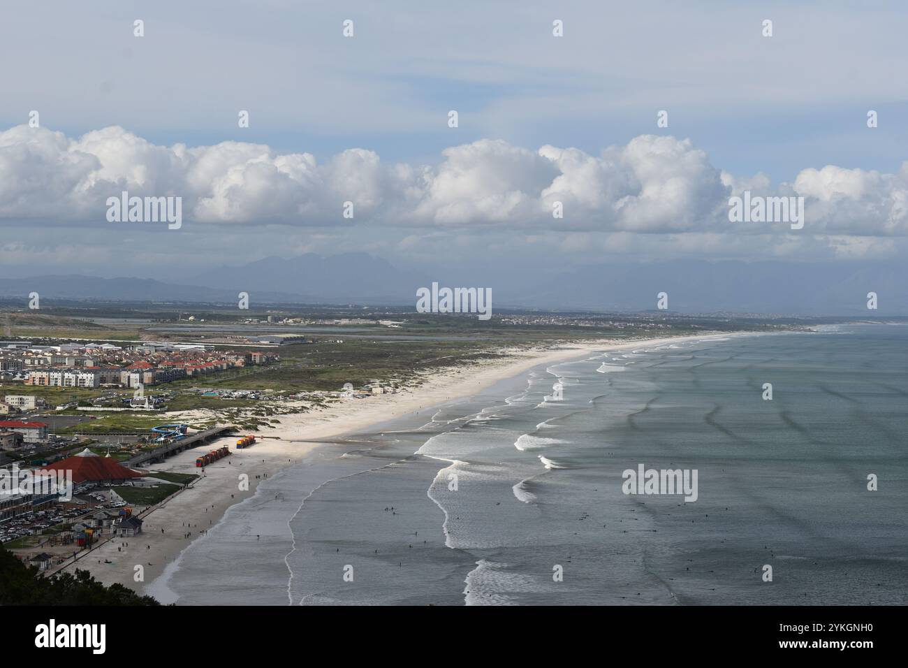 Aerial view of muizenberg beach hi-res stock photography and images - Alamy