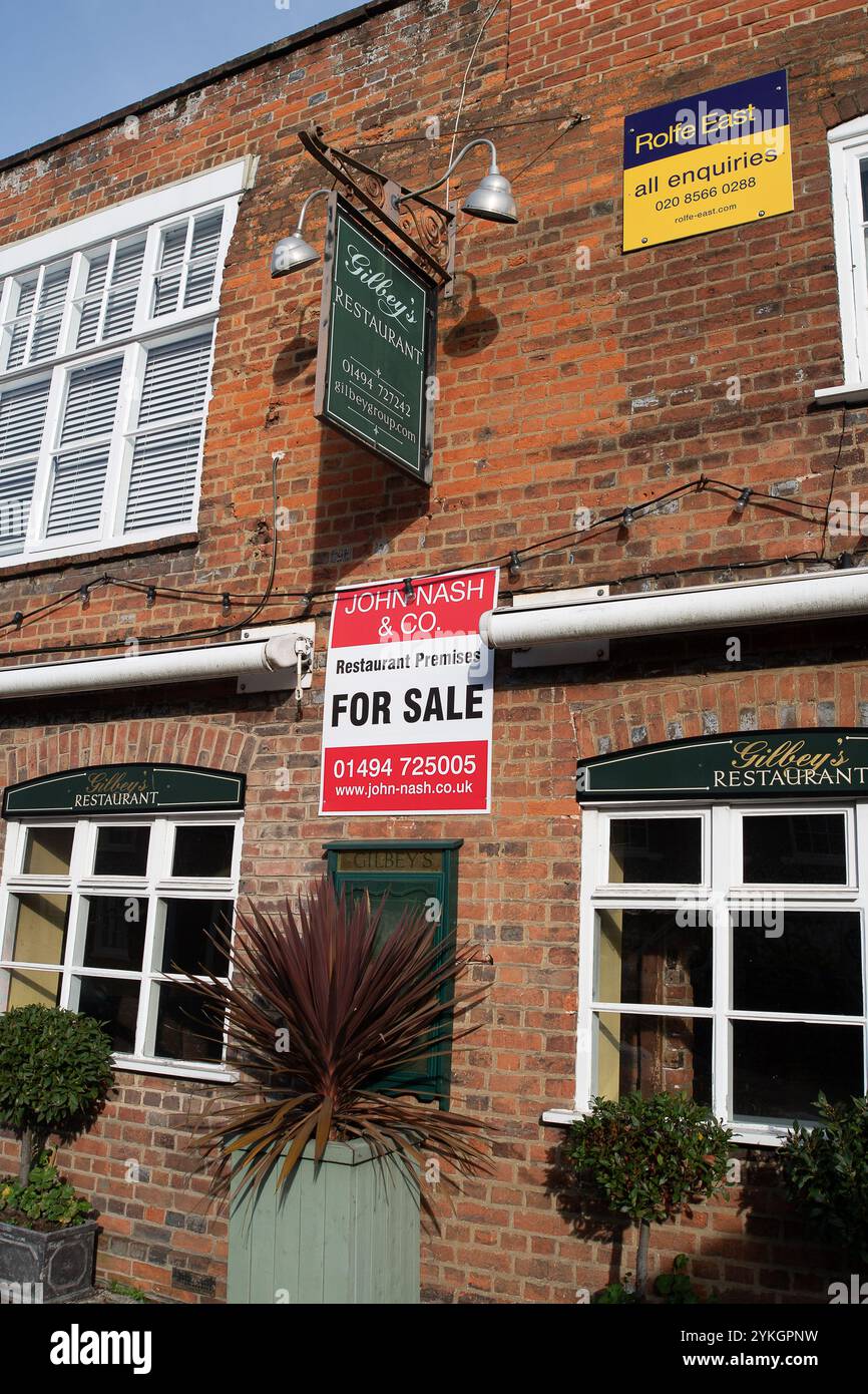 11th November, 2024. Old Amersham, Buckinghamshire, UK. The former ...