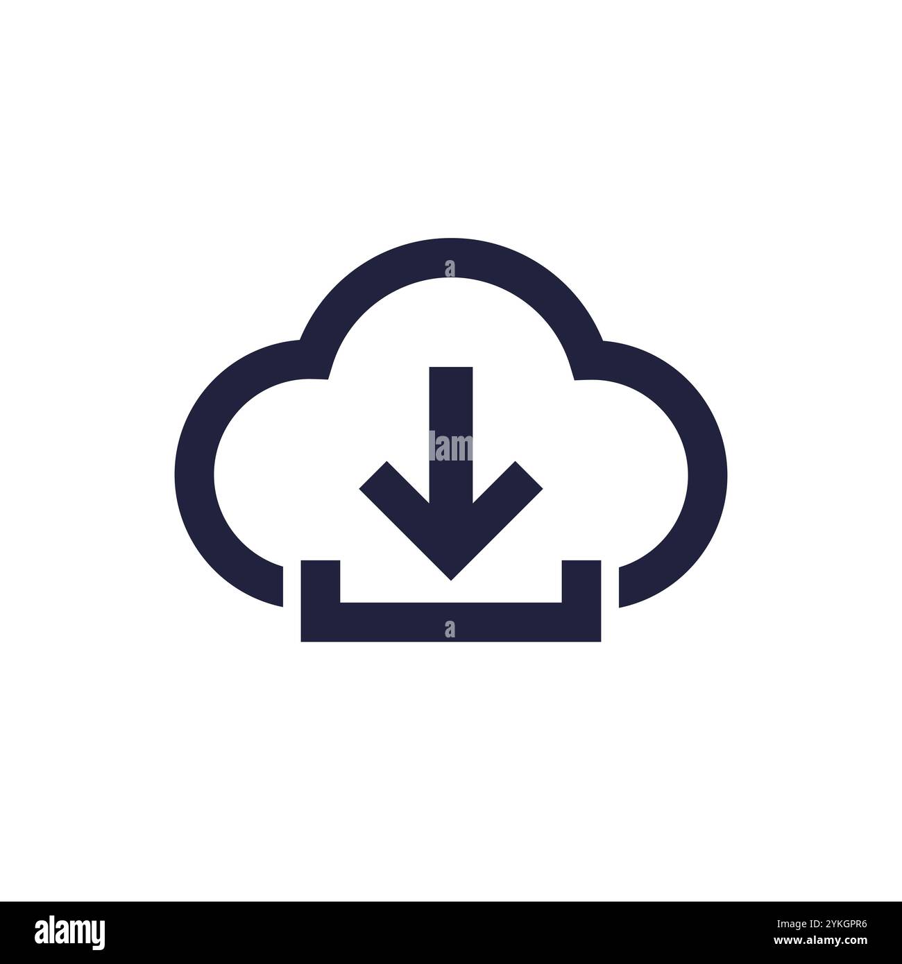 Download arrow icon over Stock Vector Images - Alamy
