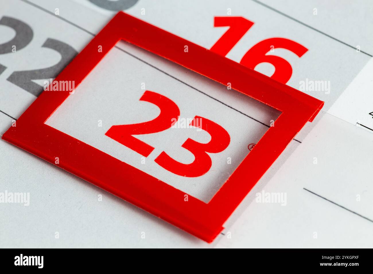 Symbol image of new elections in Germany: 23 February 2025, the day on ...