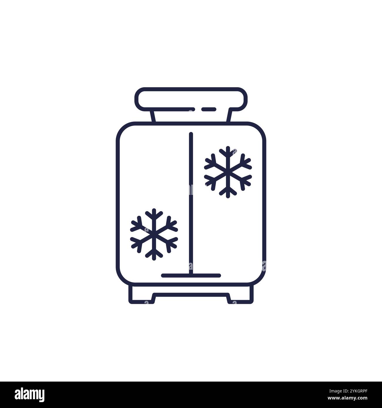 cryotherapy icon, cryogenic therapy line vector Stock Vector Image ...