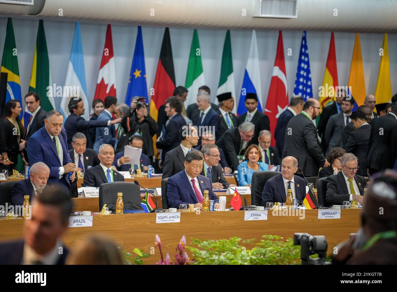 18 November 2024, Brazil, Rio De Janeiro: German Chancellor Olaf Scholz ...