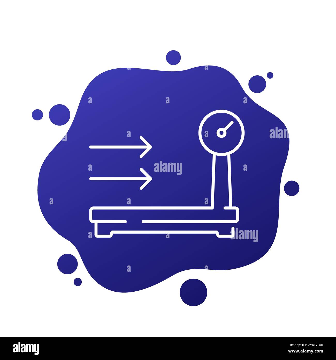 platform scales, weight machine line icon Stock Vector Image & Art - Alamy