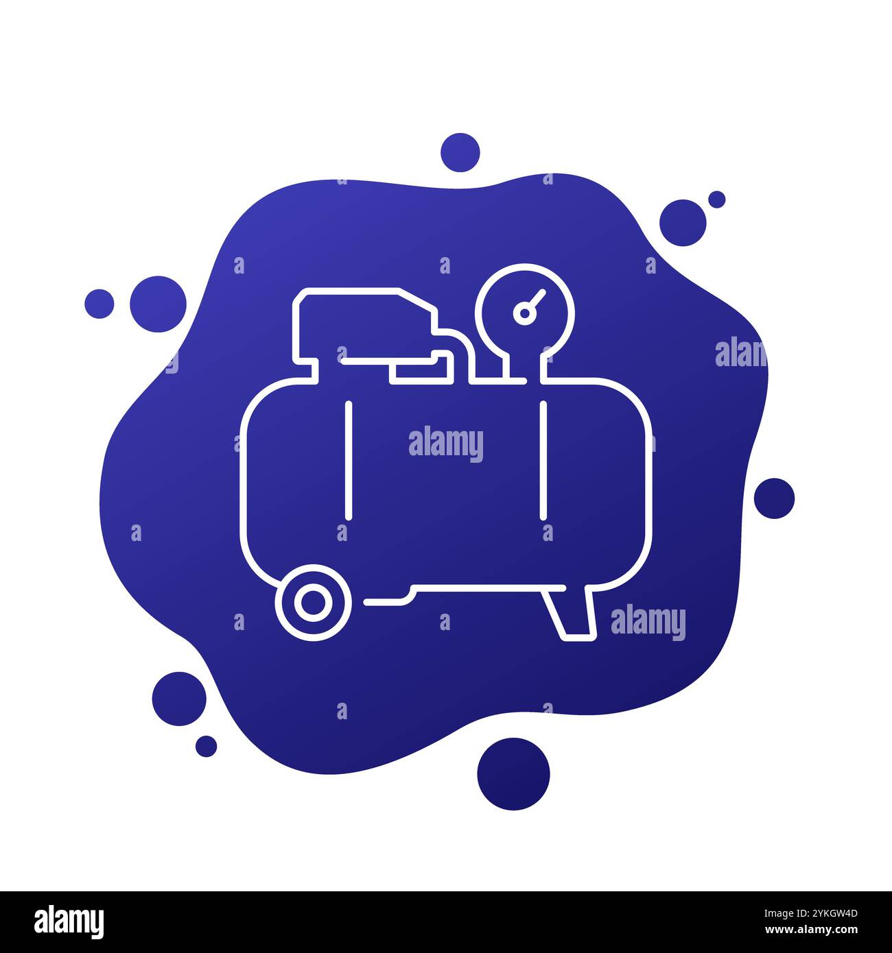 Compressed air system Cut Out Stock Images & Pictures - Alamy