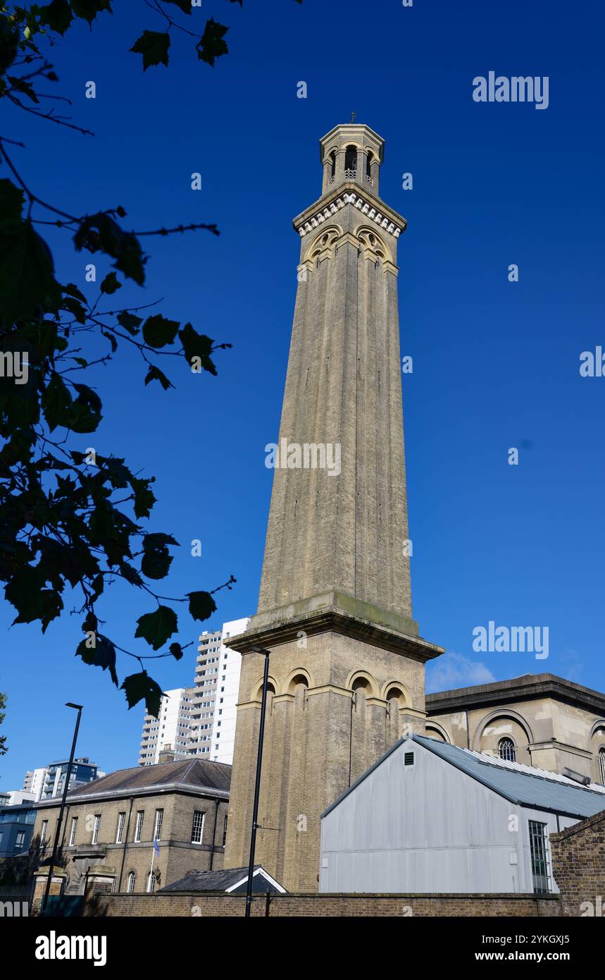 Tower at the Steam Museum, Kew, London, England Stock Photo - Alamy