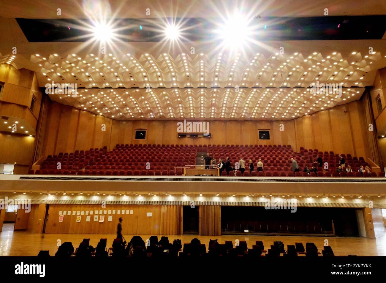 18 November 2024, Gera, Thüringen: View of the large hall of the ...