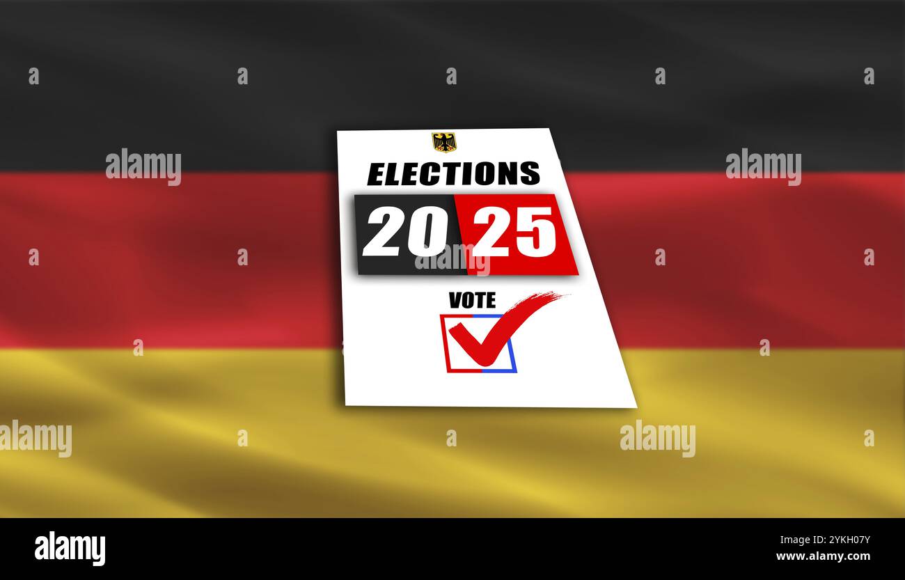 German election process 2025. Germany presidential elections Stock ...