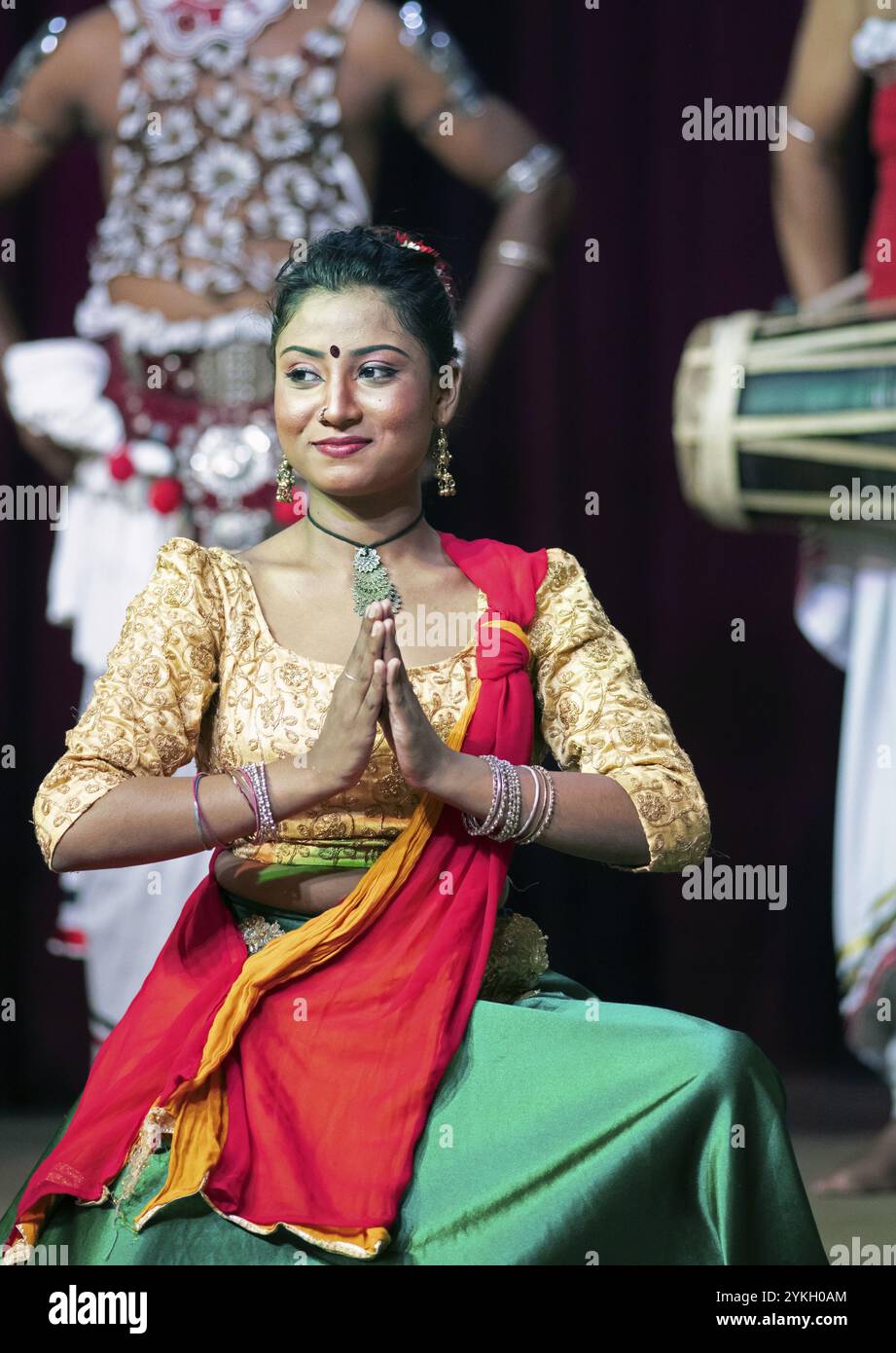 Sri Lankan dancer performing a traditional dance, Young Men's Buddhist ...