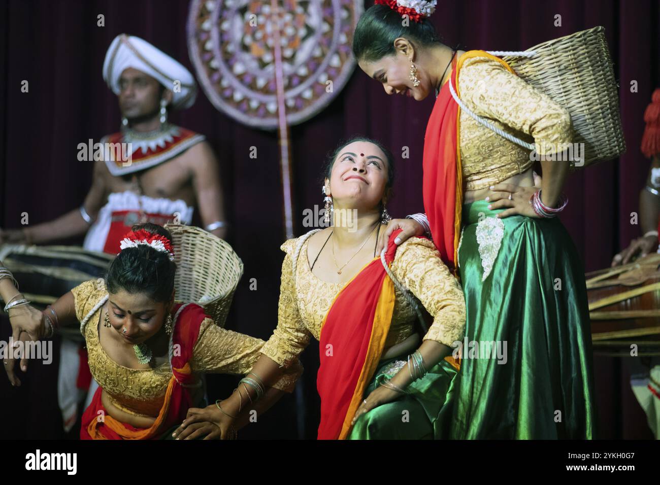 Sri Lankan Dancers Performing A Traditional Dance Young Mens Buddhist 9811