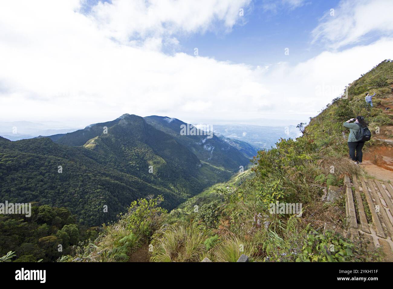 View of the Knuckles mountain range from Little World's End, Horton ...