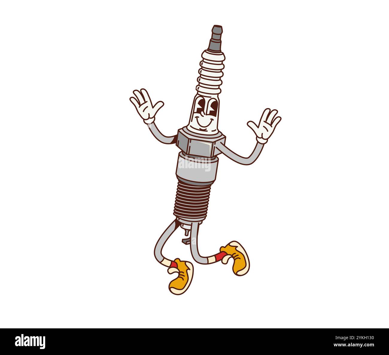 Cartoon illustration funny electric car hi-res stock photography and ...