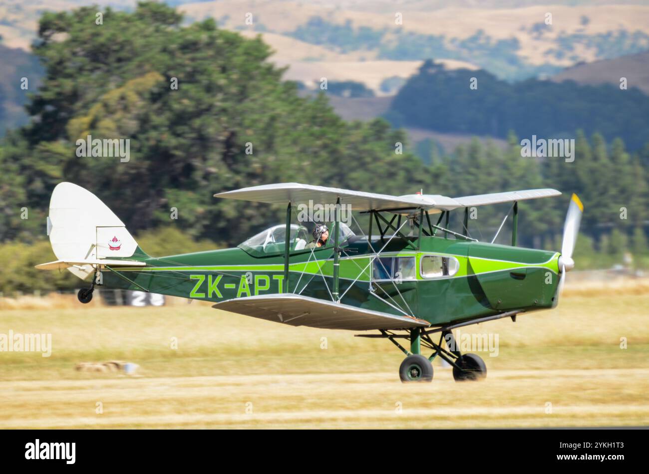 De Havilland D.H. 83C Fox Moth small biplane passenger aircraft from ...