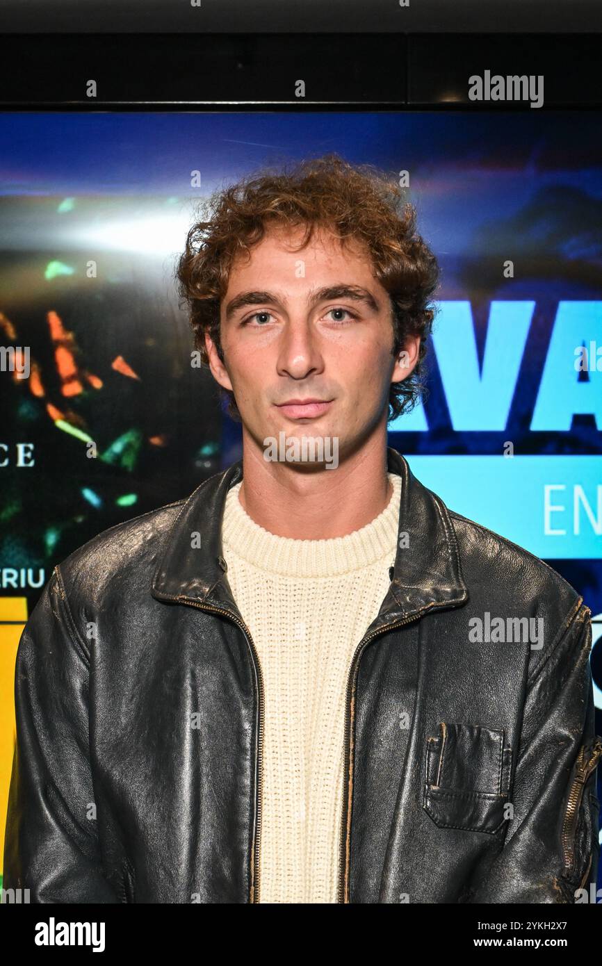 French actor Andrea Cossu poses for a photo-call for the film Le ...