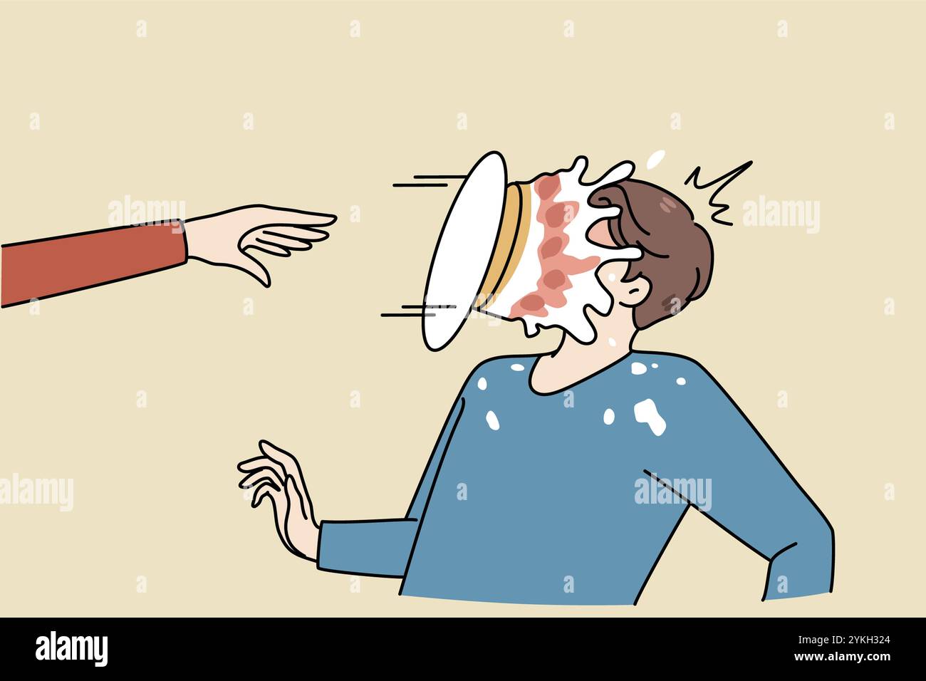 Pie in the face hi-res stock photography and images - Alamy