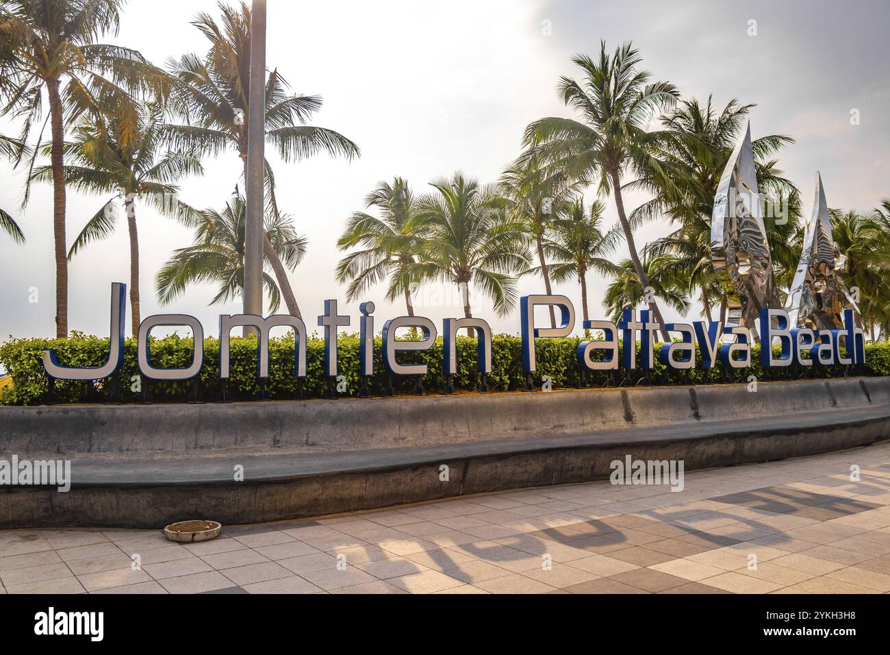 Pattaya Chon Buri Thailand 25. October 2018 Jomtien and Dongtan Pattaya ...