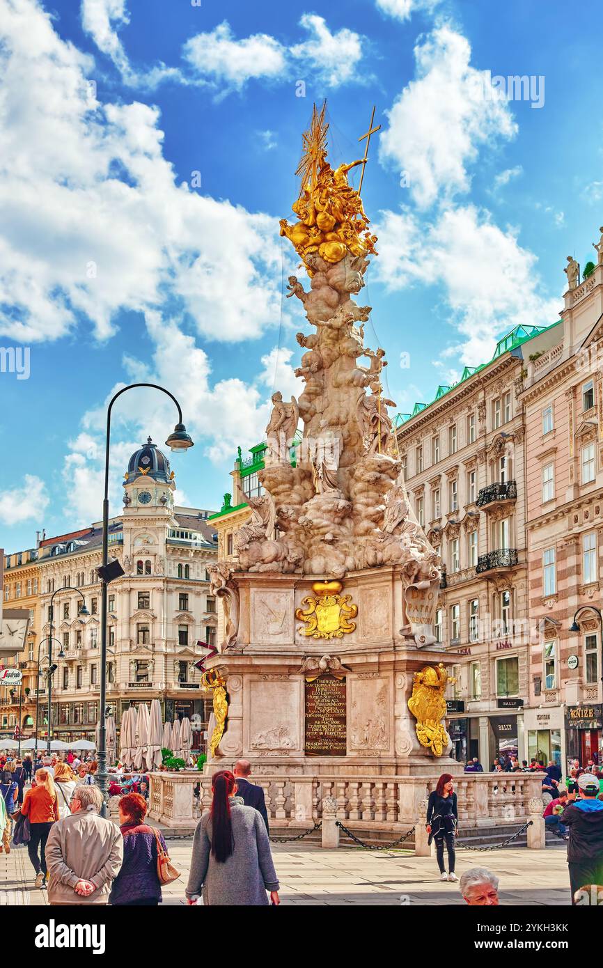 Marian columns are religious monuments built in honour of the Blessed ...