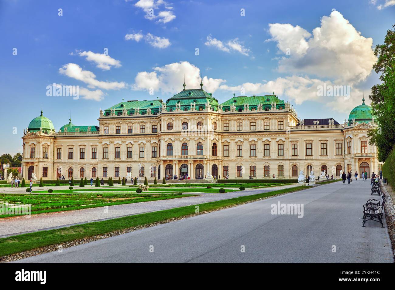 Upper belvedere main palace hi-res stock photography and images - Alamy