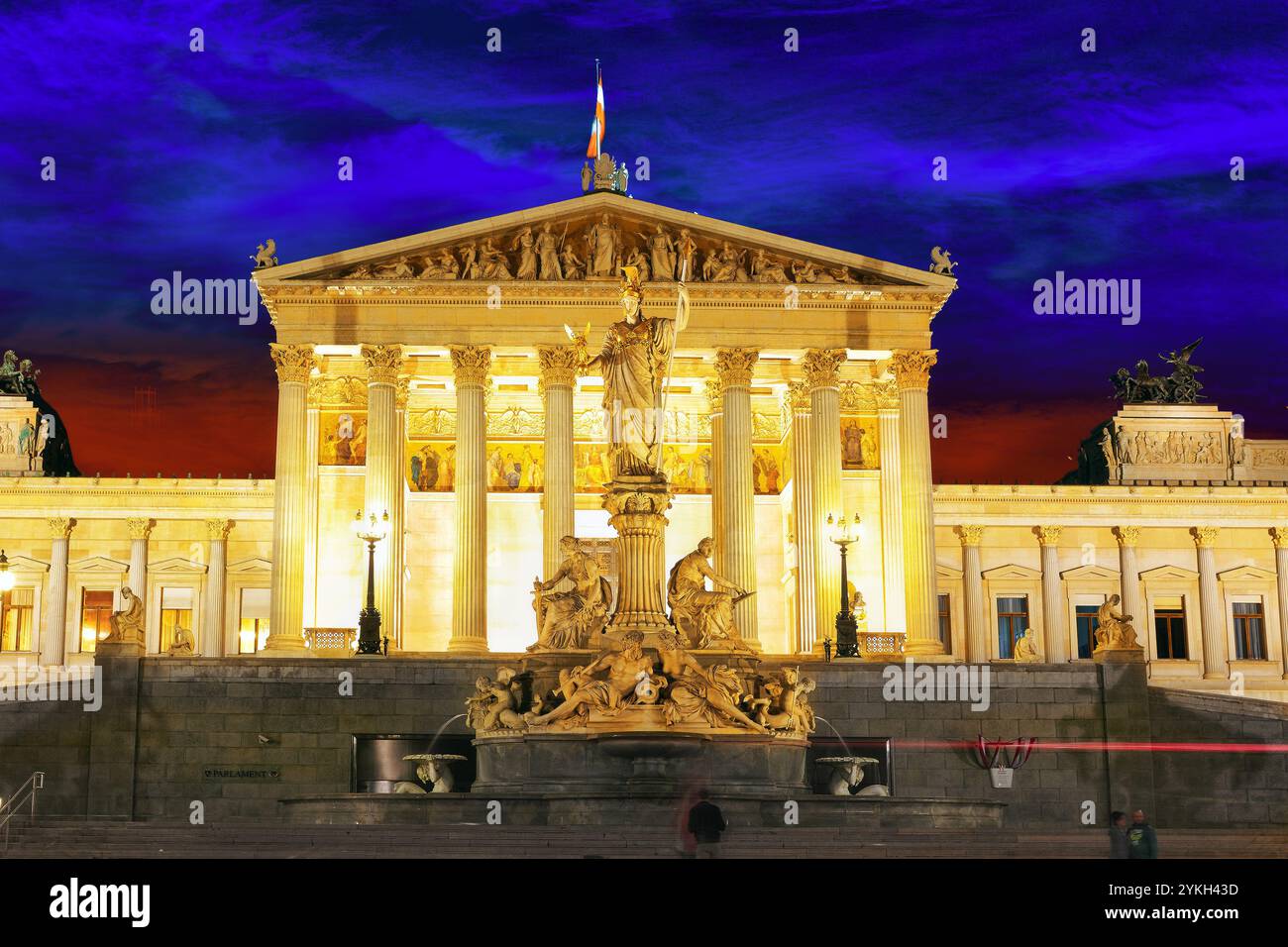 Palace of Justice,Vienna.Neo-Renaissance building erected from 1875 to ...