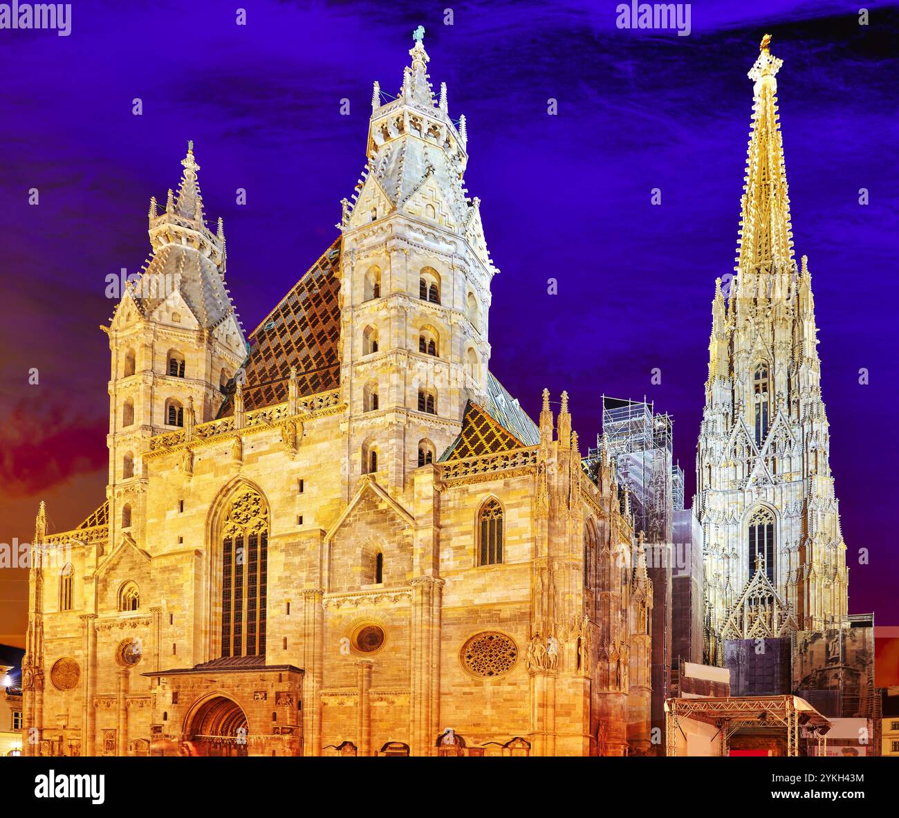 St. Stephen's Cathedral(Stephansdom) the mother church of the Roman ...