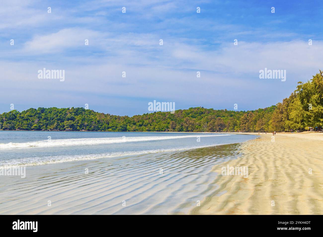 Tropical Paradise island Koh Phayam Aow Yai Beach landscape panorama ...