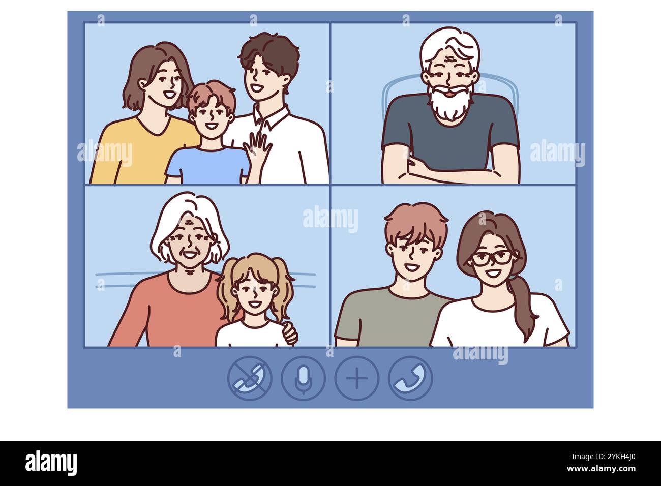 Different generations talking Cut Out Stock Images & Pictures - Alamy
