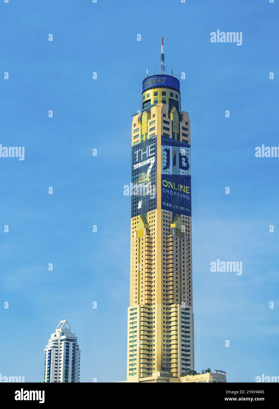 Bangkok Thailand 26. January 2020 Baiyoke Tower 2 in Bangkok, Thailand ...