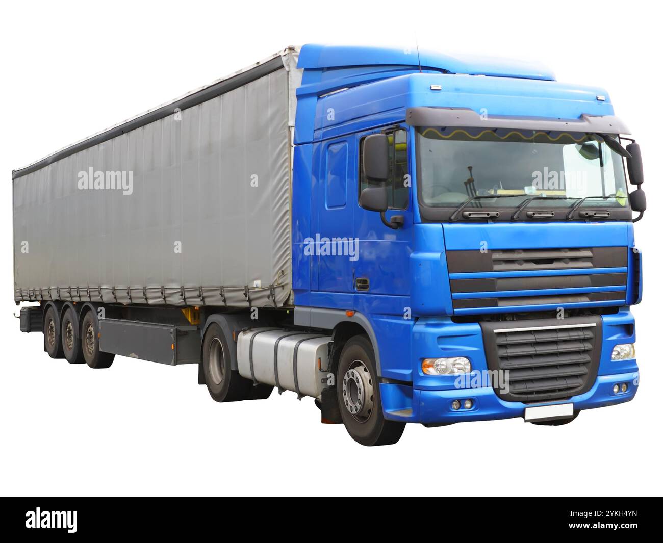 Empty long white cargo Cut Out Stock Images & Pictures - Alamy
