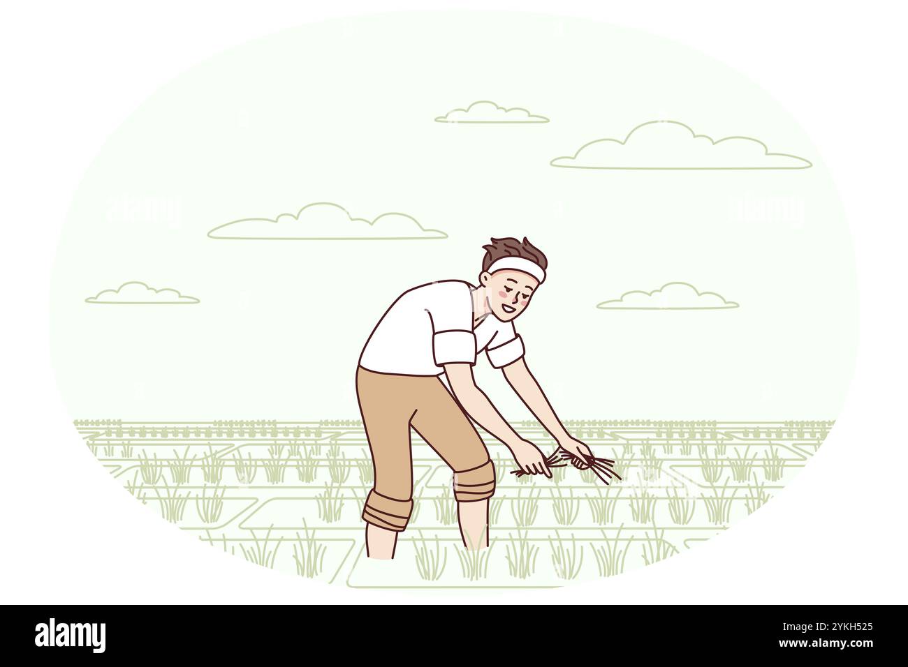 India farmer busy working hi-res stock photography and images - Alamy