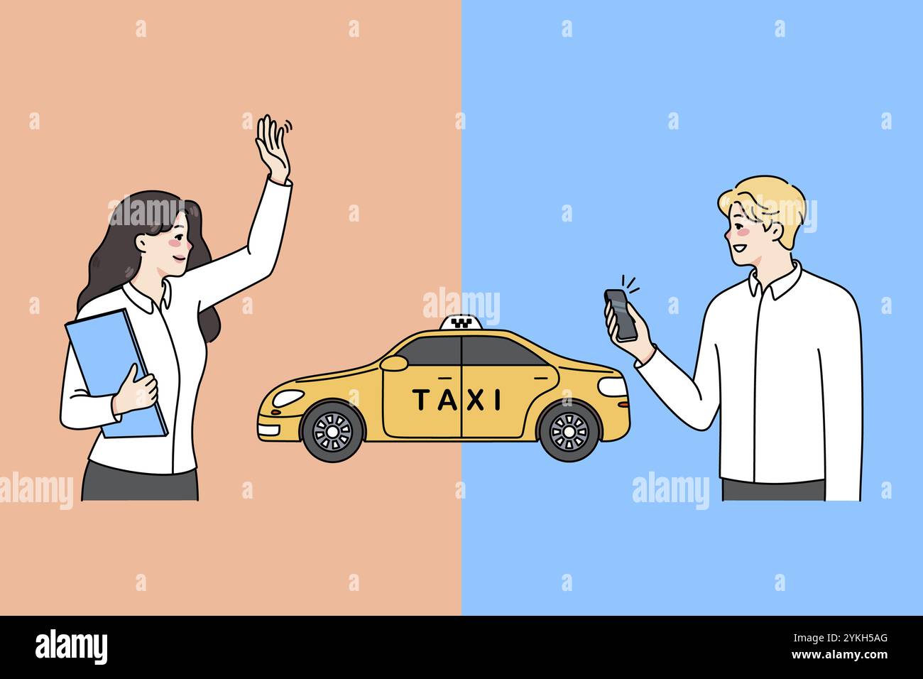 Traffic man illustrations hi-res stock photography and images - Alamy