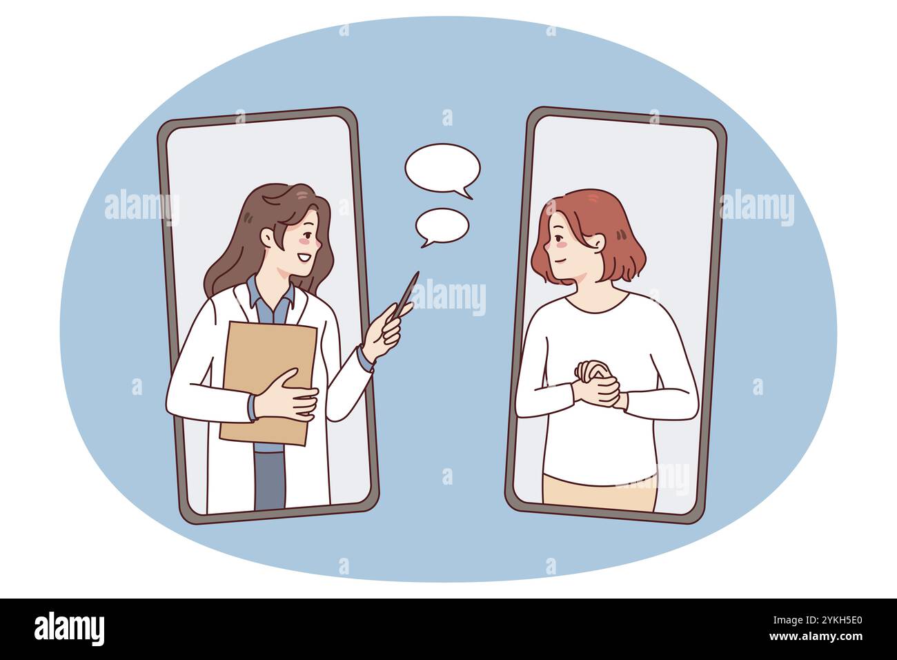 Professional healthcare call Cut Out Stock Images & Pictures - Alamy