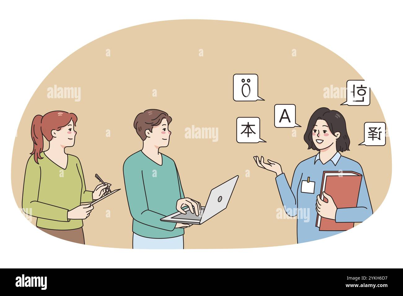 Interpreting foreign languages hi-res stock photography and images - Alamy
