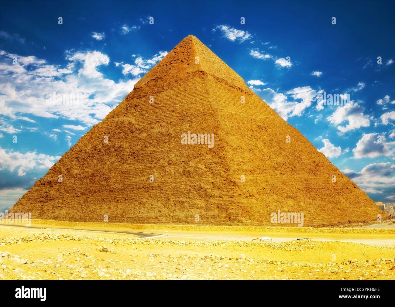 Great Pyramid , located at Giza Egypt Stock Photo - Alamy