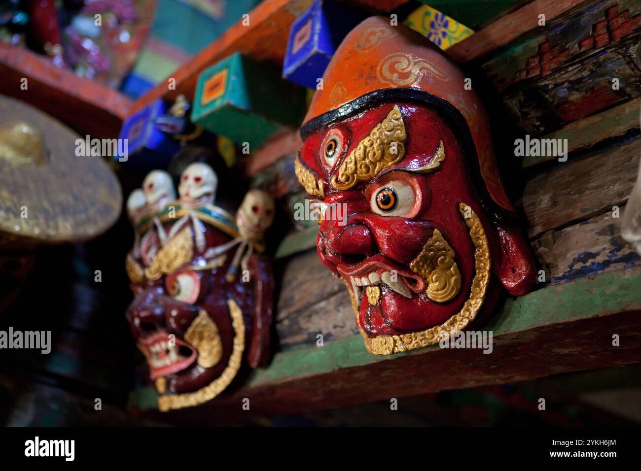 October 2009 WWF Everest inside Pangboche Monastery Stock Photo - Alamy