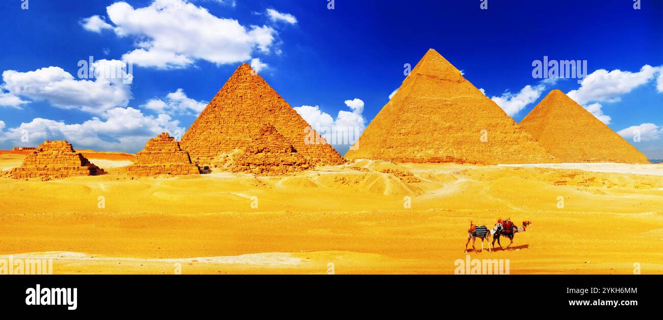 Great Pyramid , located at Giza Egypt Stock Photo - Alamy