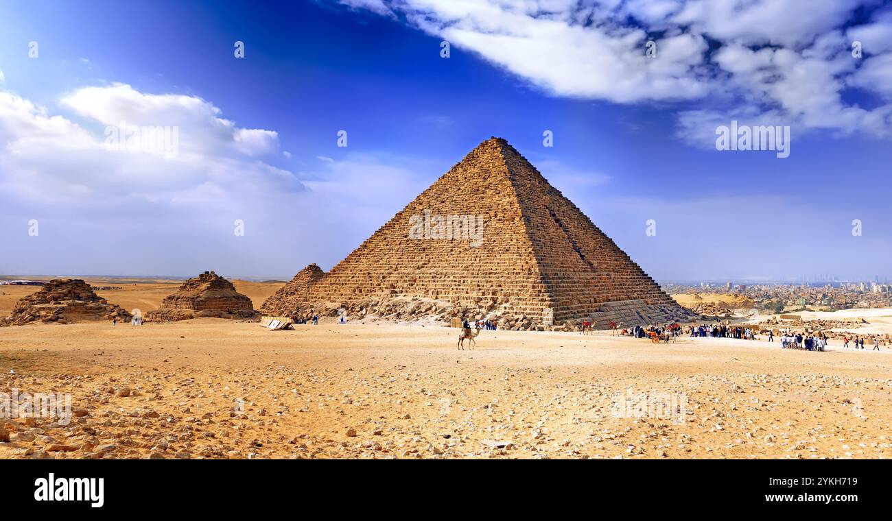 Great Pyramid of Giza, called the pyramid of Pharaoh Khufu. Egypt Stock ...