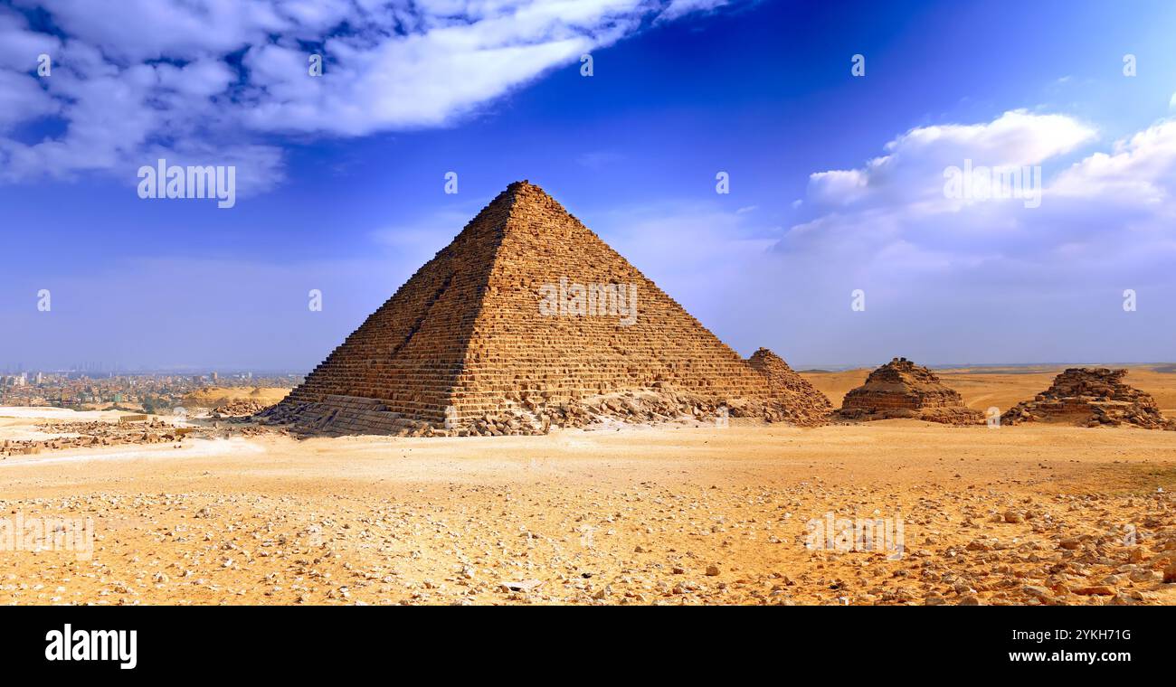 Great Pyramid of Giza, called the pyramid of Pharaoh Khufu. Egypt Stock ...