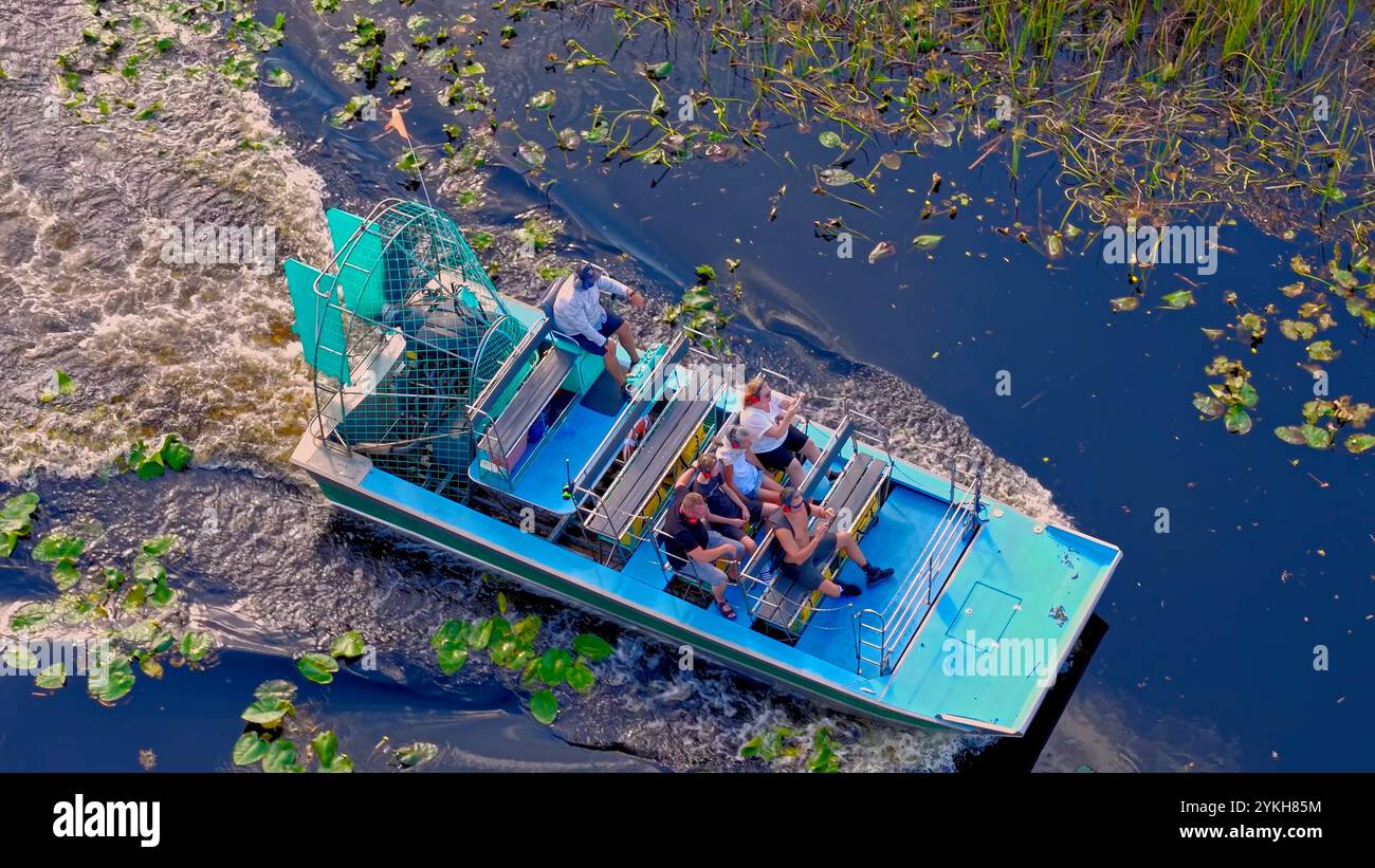 Everglades airboat aerial hi-res stock photography and images - Alamy