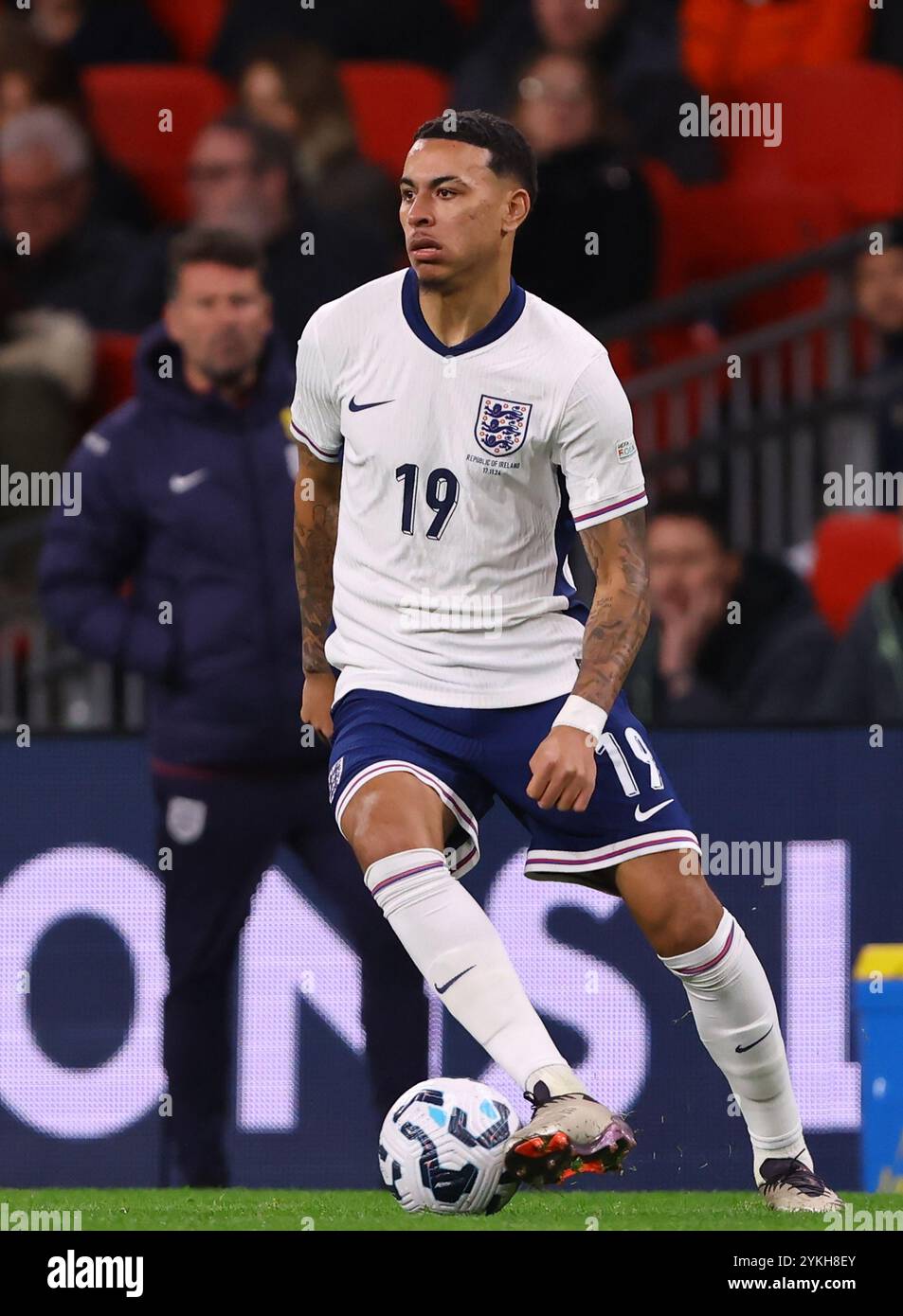 Morgan Rogers of England - England v Republic of Ireland, UEFA Nations ...