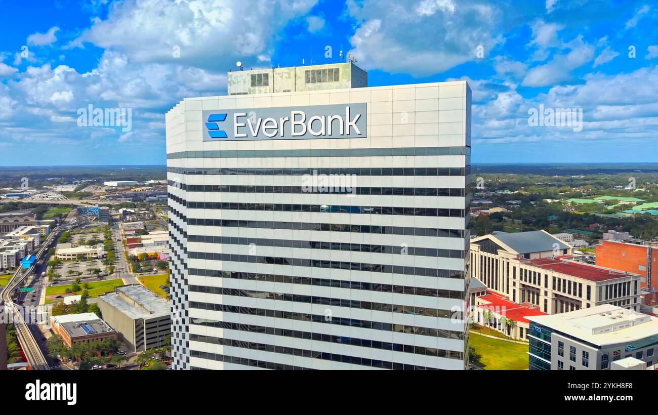 The EverBank Building Jacksonville stands prominently in the Urban ...