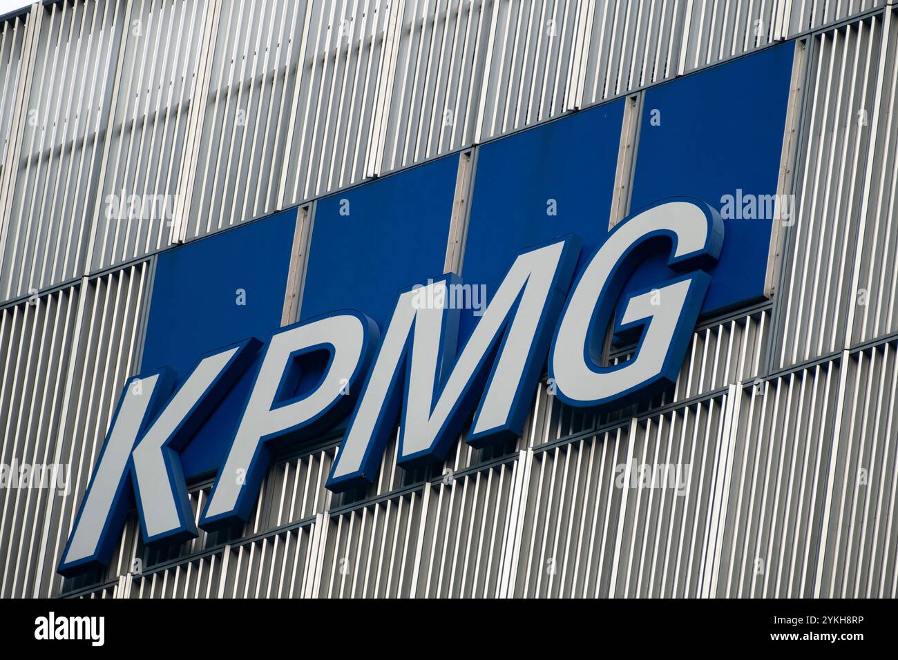 KPMG offices at Canary Wharf financial district on 5th November 2024 in ...