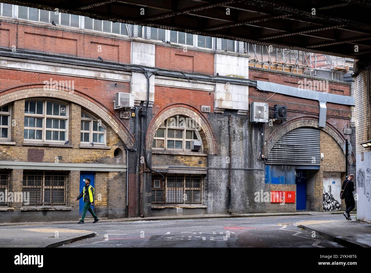 Mepham Street arches scene in Waterloo on 8th October 2024 in London ...