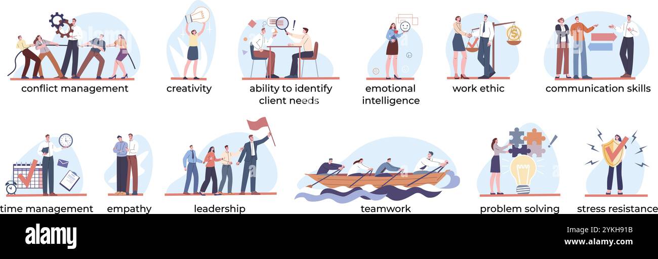 Development of abilities Cut Out Stock Images & Pictures - Alamy