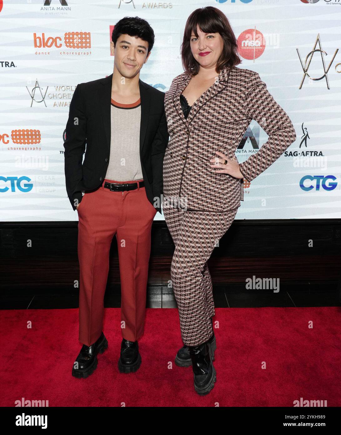 Los Angeles, USA. 17th Nov, 2024. (L-R) Kyle Hanagami and Kat Burns at ...