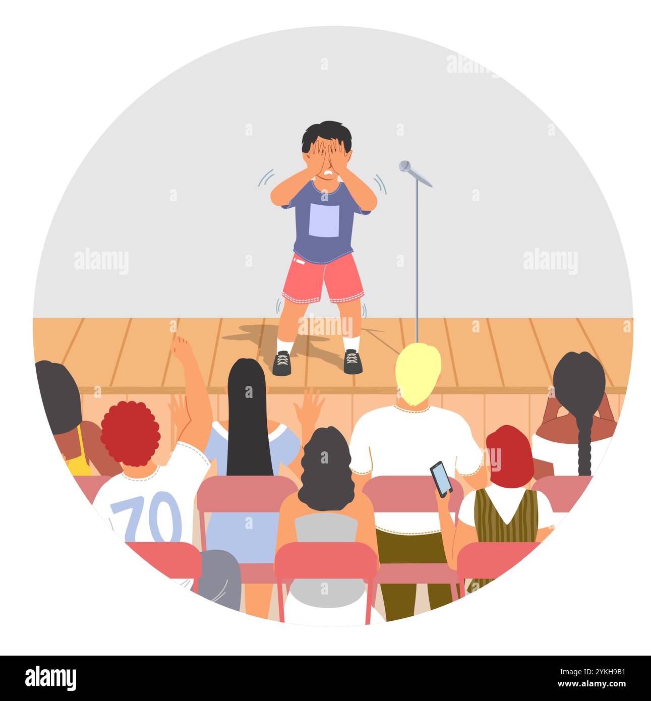 Kid speaking scared hi-res stock photography and images - Alamy