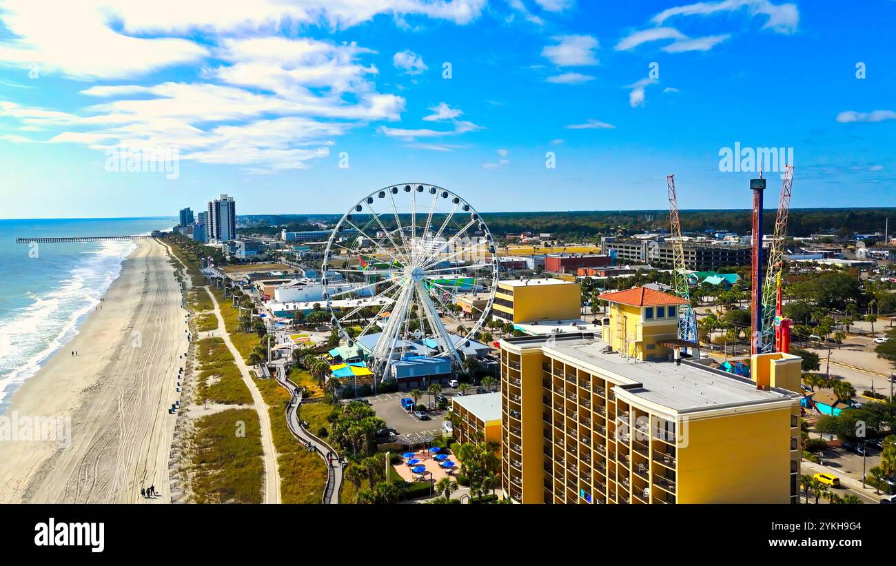 Myrtle Beach South Carolina aerial view - MYRTLE BEACH, SOUTH CAROLINA ...