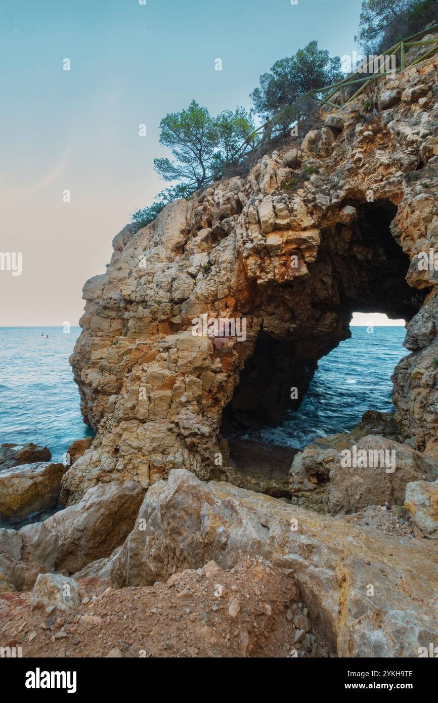 landscape natural sea stone cave Stock Photo - Alamy