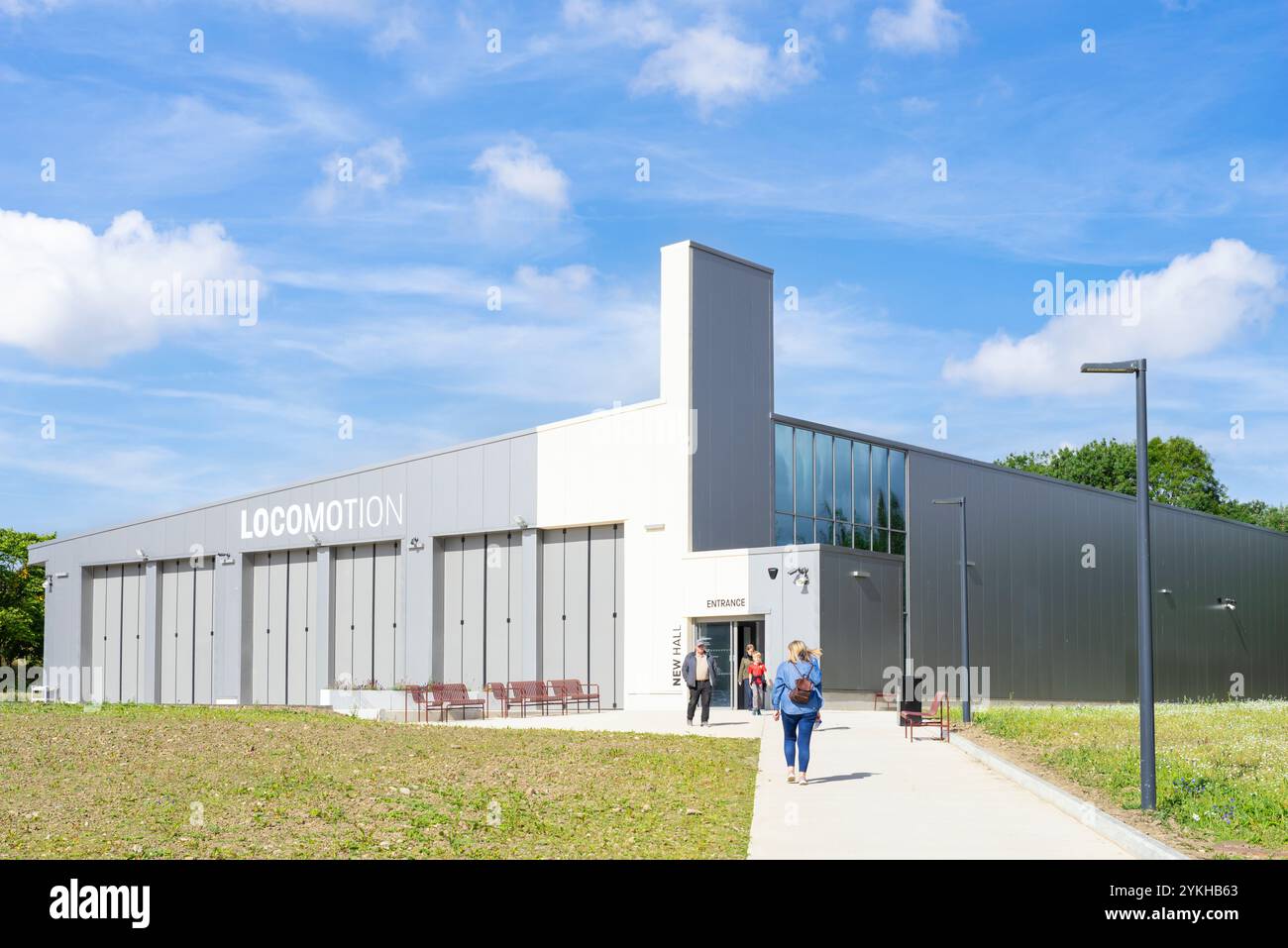 Locomotion Darlington - People entering the New Hall of the Railway ...