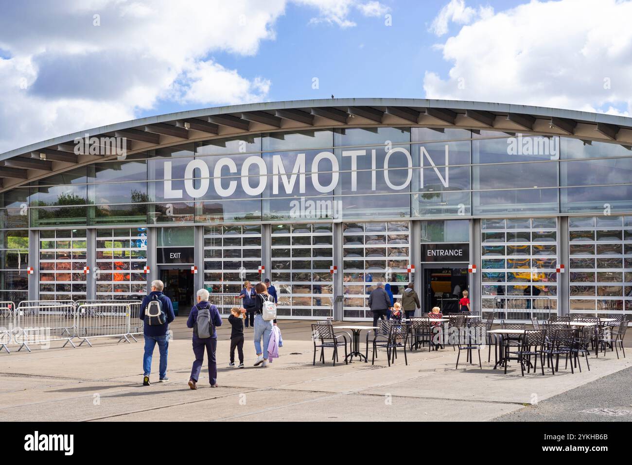 Locomotion Darlington - People entering the Main Hall of the Railway ...