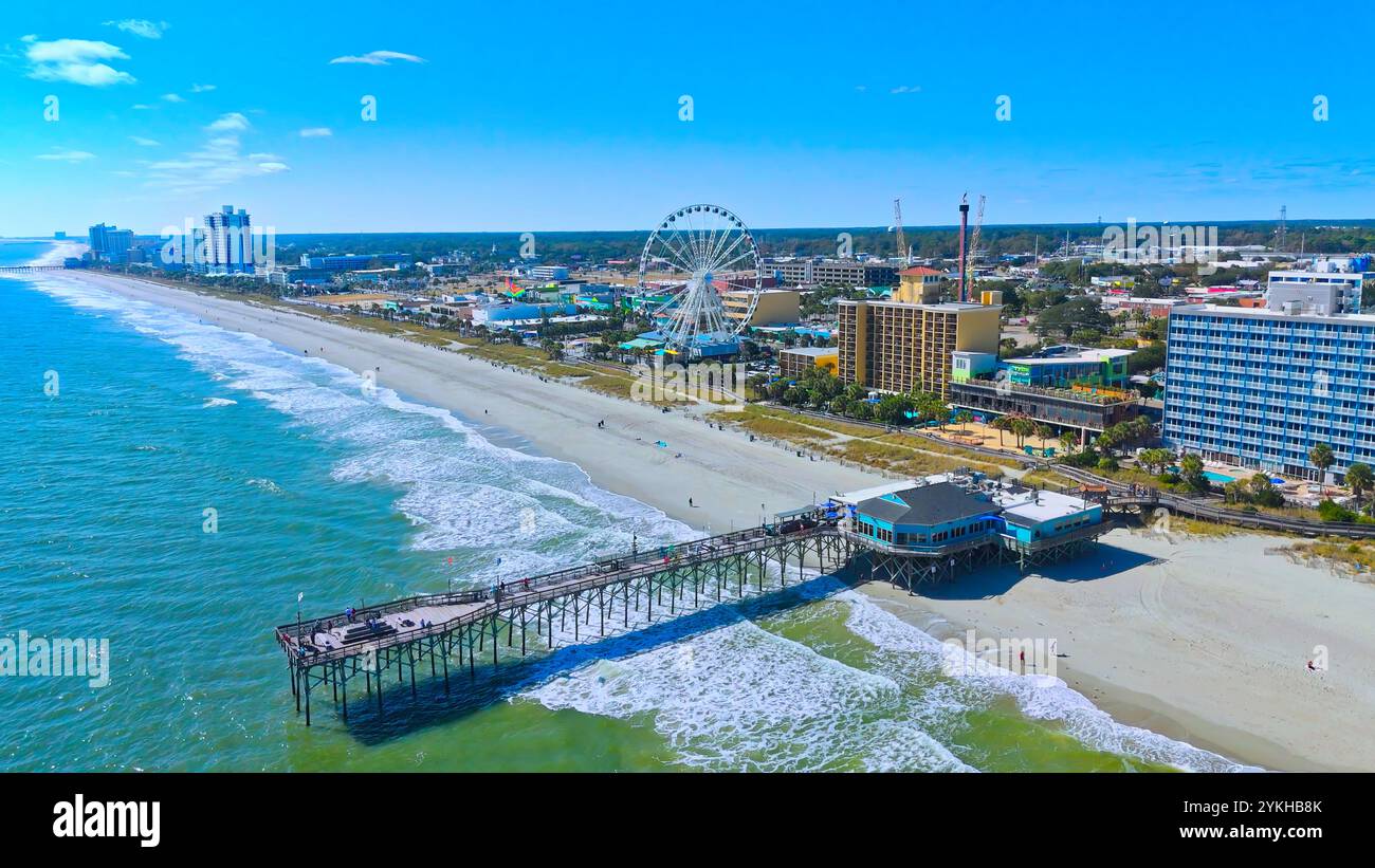 Myrtle Beach South Carolina - aerial view Stock Photo - Alamy