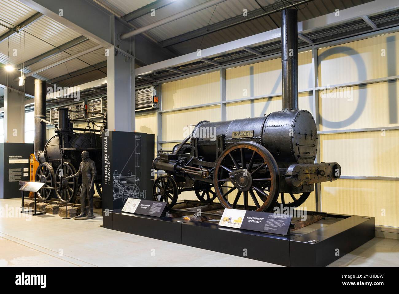 George stephenson rocket hi-res stock photography and images - Alamy